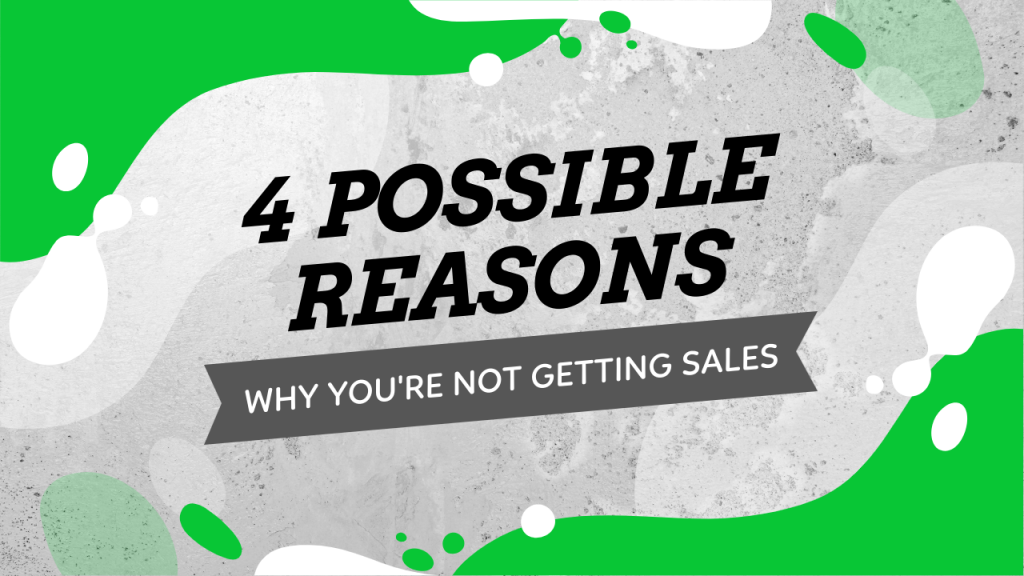 4 Possible Reasons Why You're Not Getting Sales - Ecomhunt Blog | Free ...