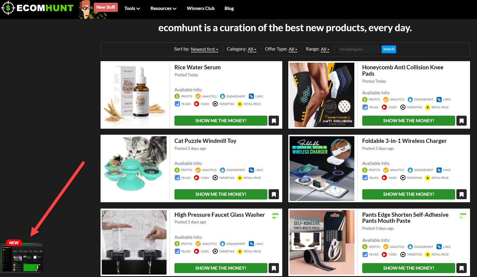Big Changes Coming To Ecomhunt - New Dashboard, Better Design, Awesome ...